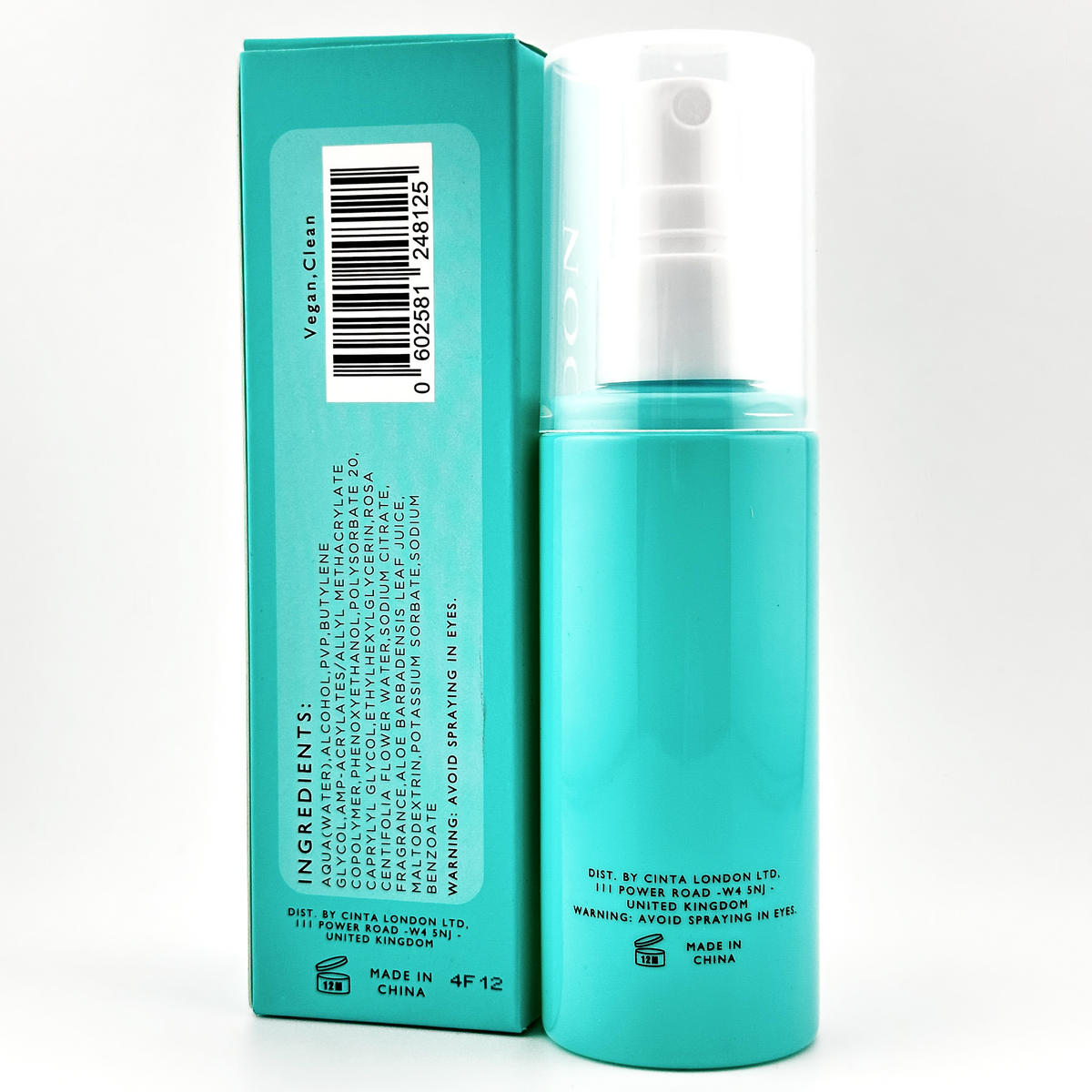 Cinta London Aqua Forte Super-Hold Setting Spray – 80 mL / 2.7 fl oz ...